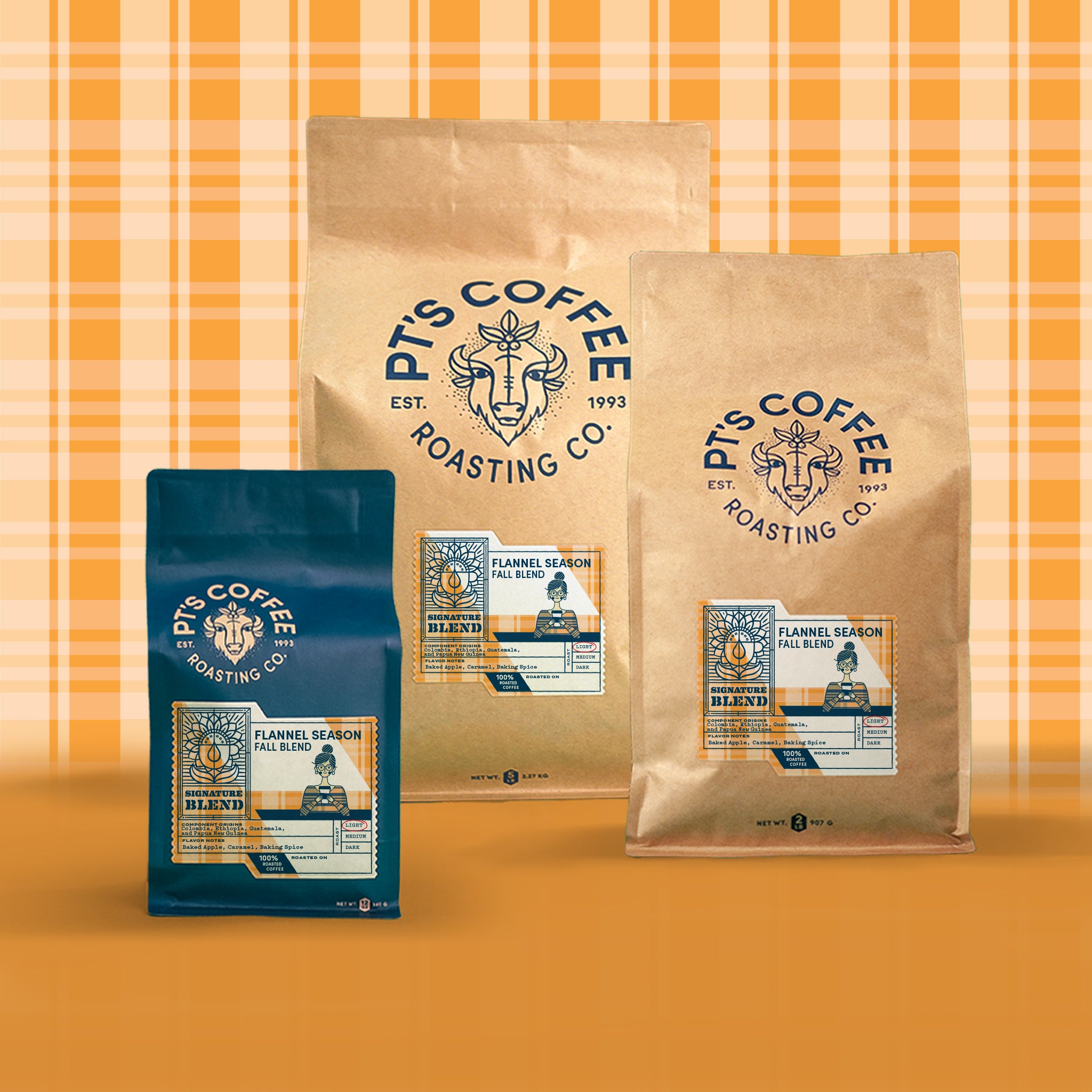 Flannel Season | Fall Blend – PT's Coffee