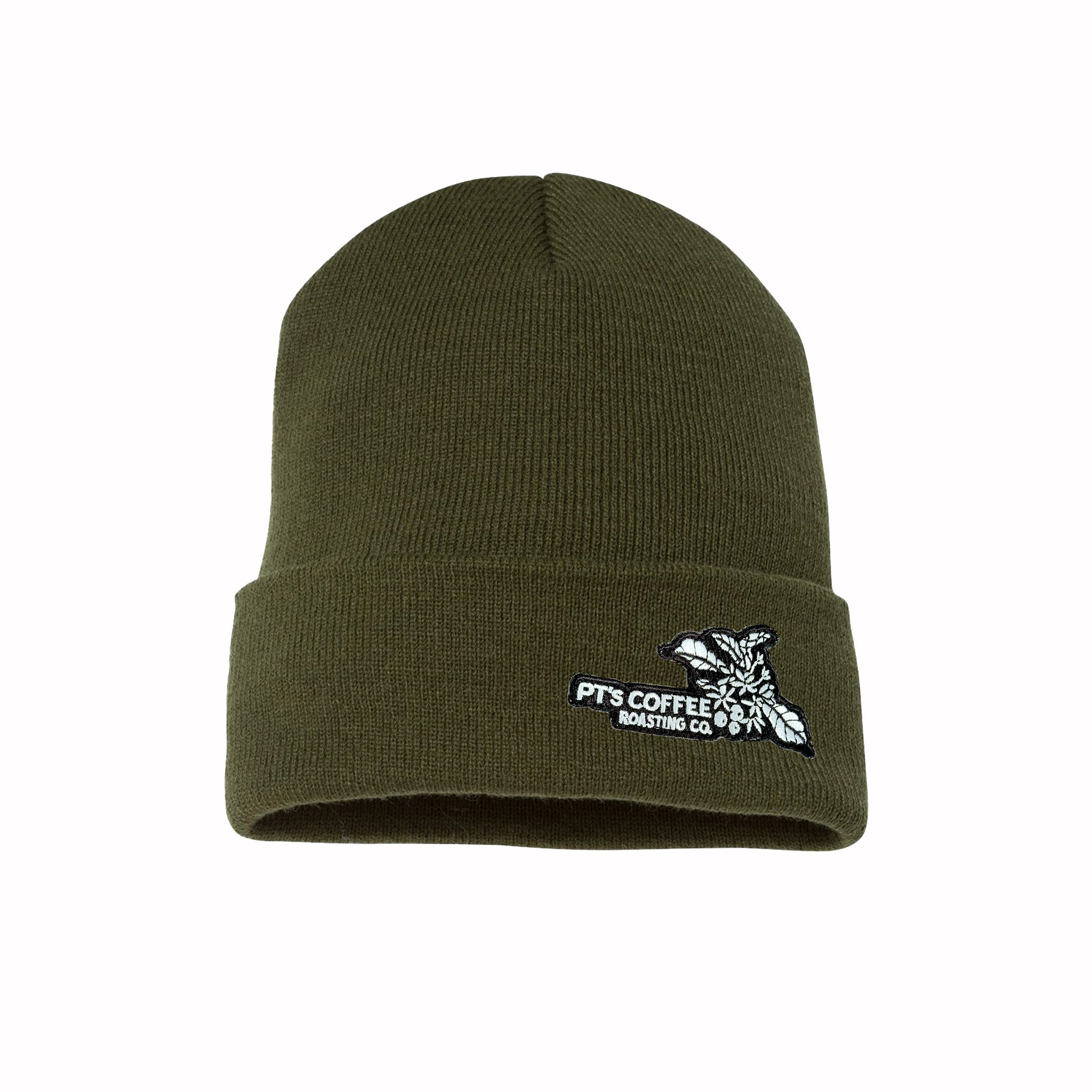 Olive Beanie – PT's Coffee
