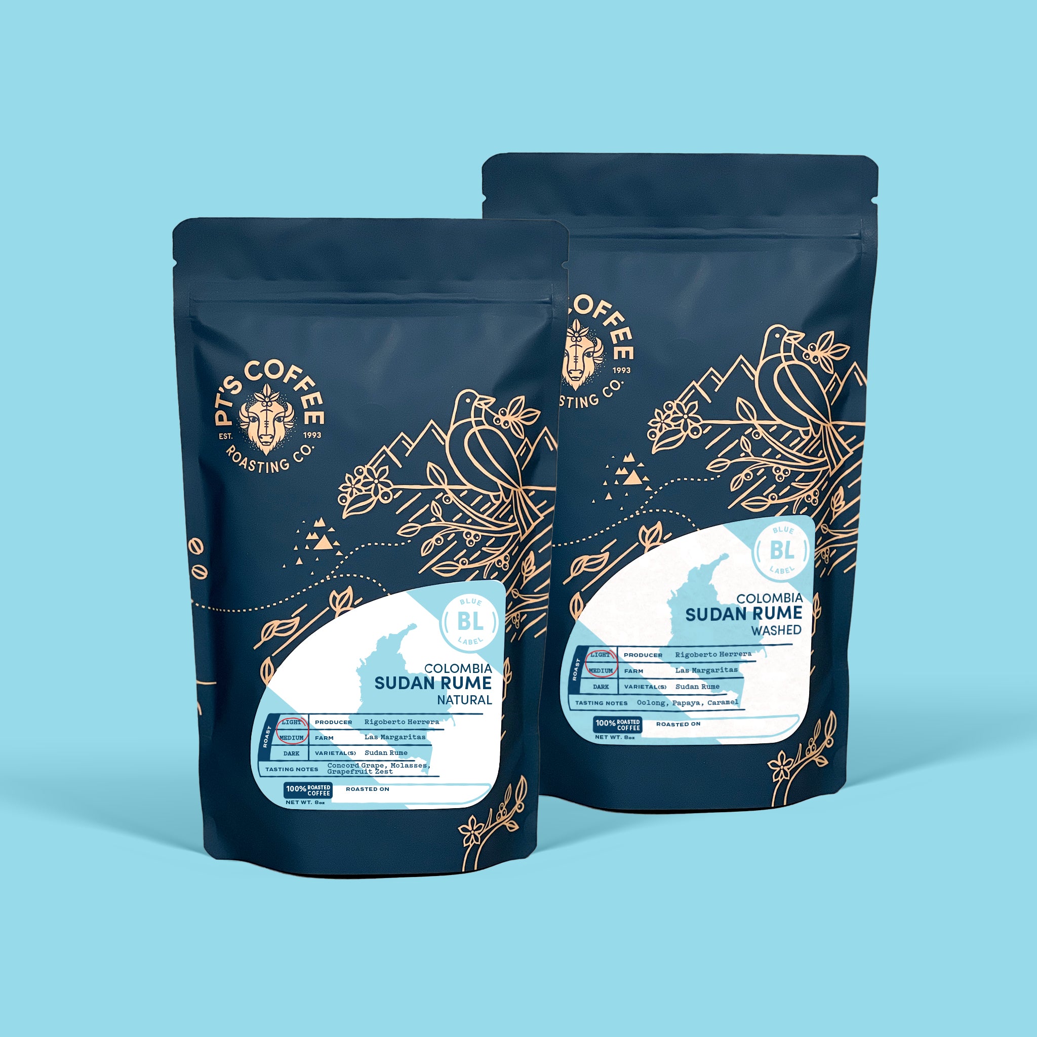 Blue Label | Granja La Esperanza Sudan Rume Bundle – PT's Coffee